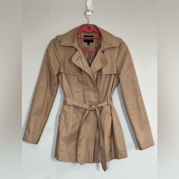 Express | Jackets & Coats | Express Belted Classic Trench Coat | Poshmark